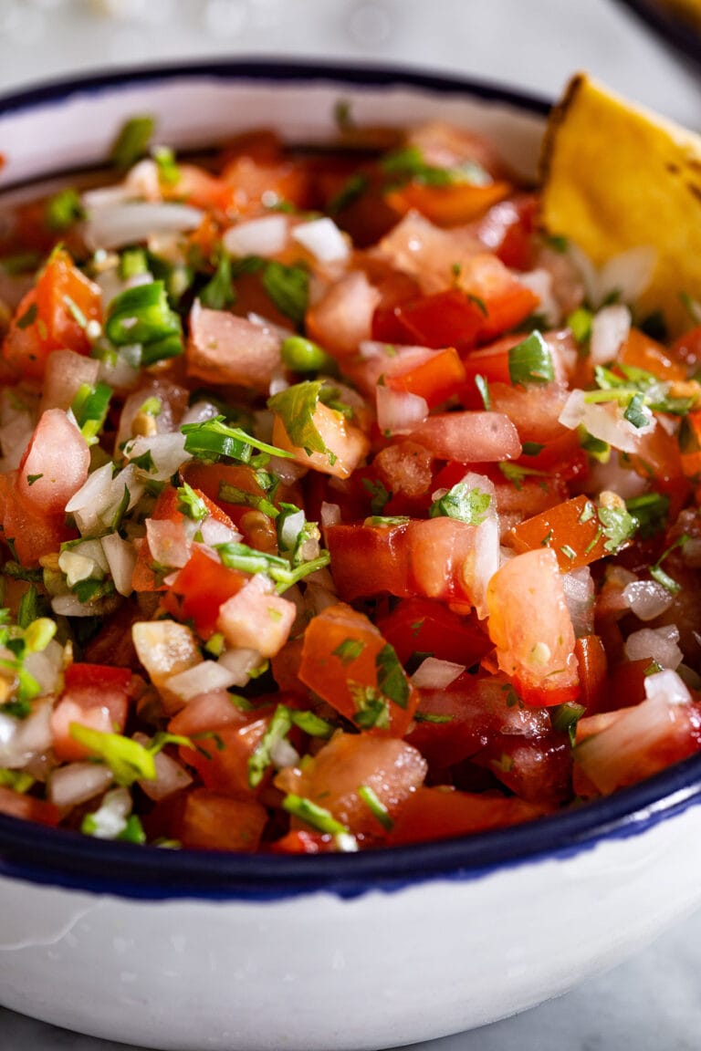 Salsa bandera (pico de gallo)