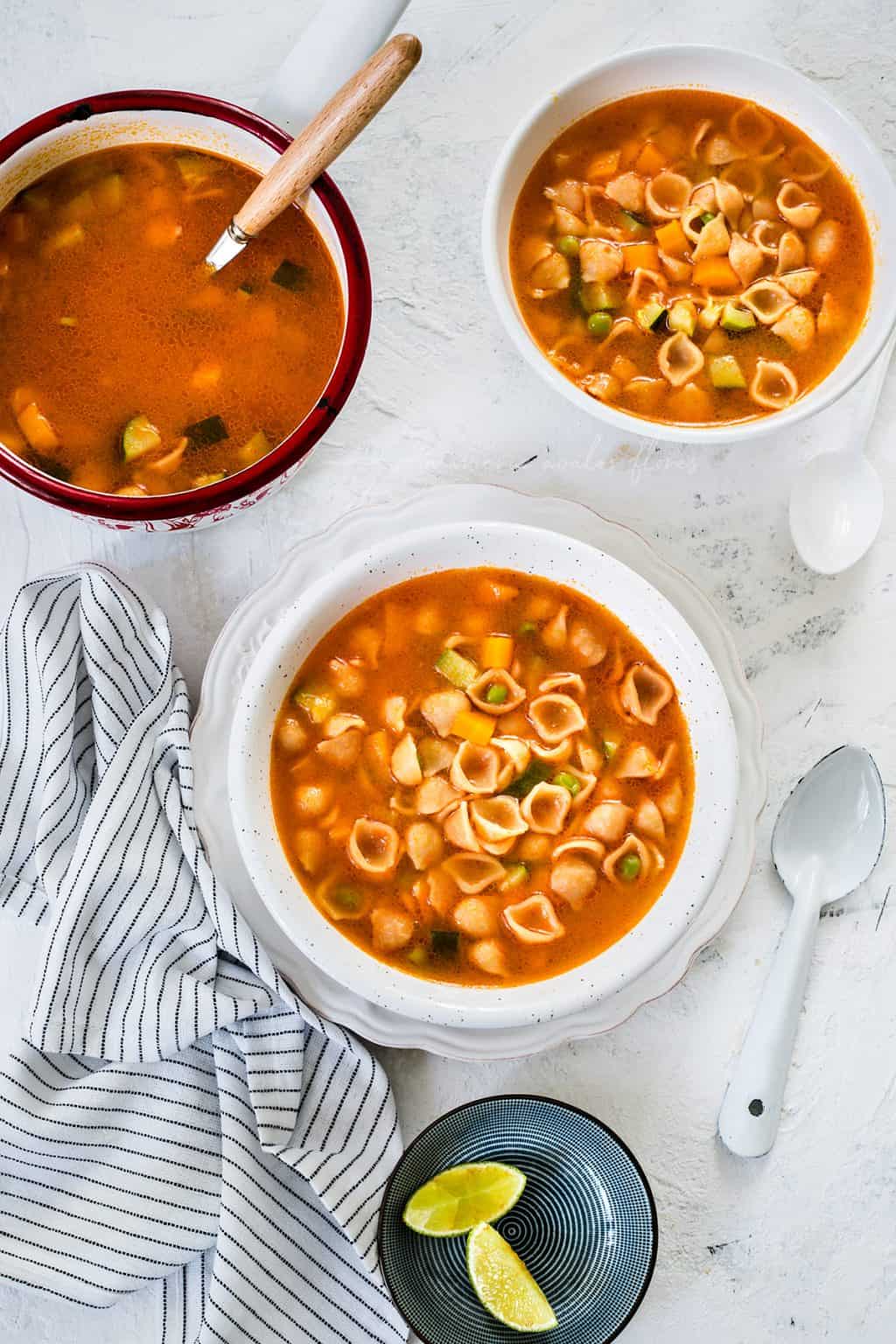 Sopa De Conchas (Mexican Shell Soup)