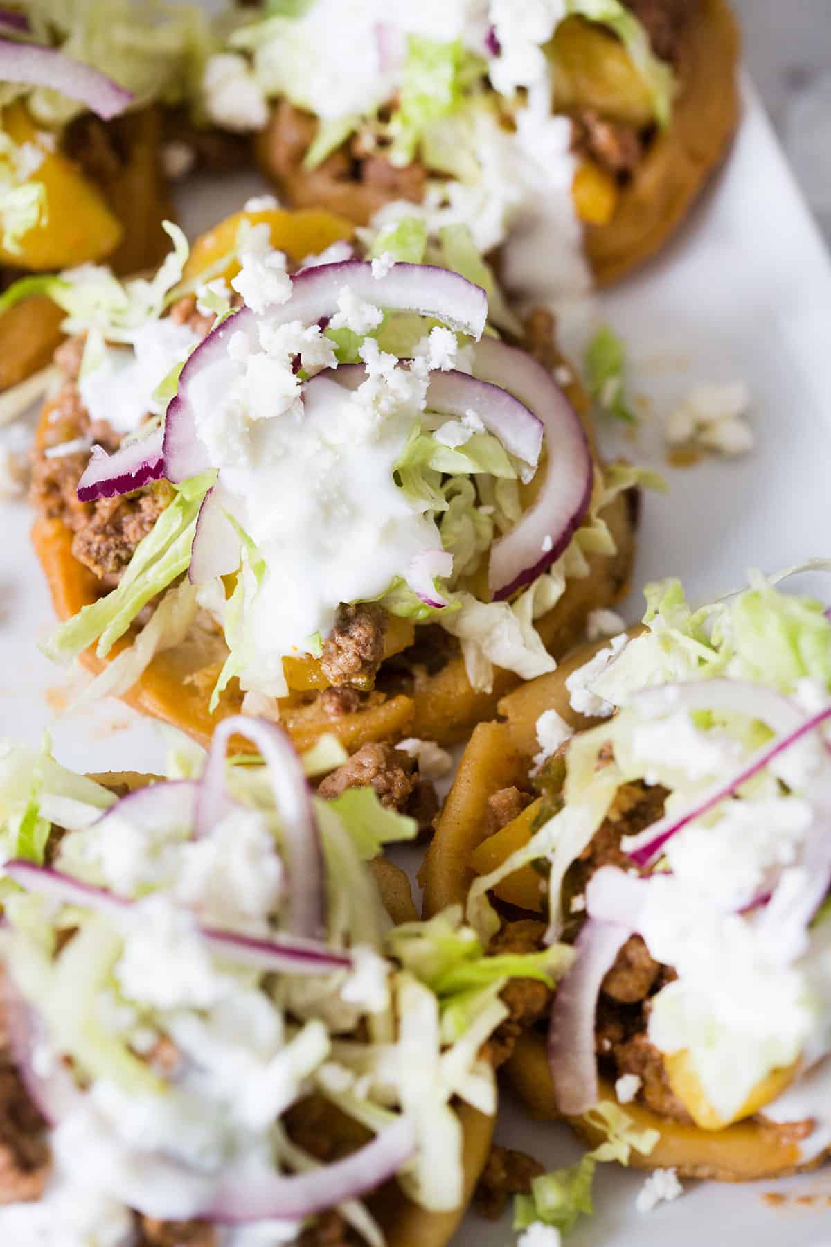 Sopes de picadillo