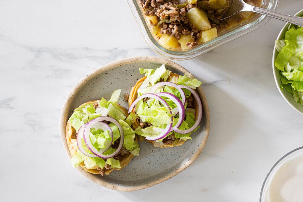 Sopes de Picadillo | Easy Recipe