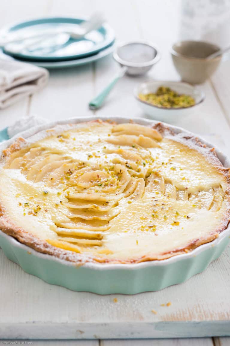 Sweet Ricotta and Pear Crostata