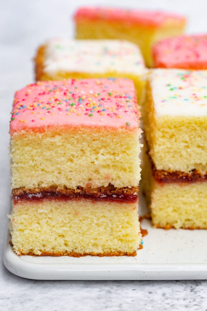 Cortadillos (Mexican Pink Cake)