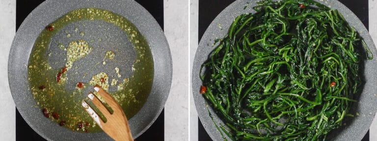 Cicoria Alla Romana: Sautéed chicory greens roman style