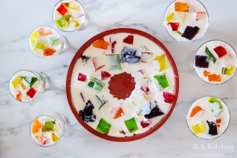Mexican Jello (Gelatina de Mosaico)