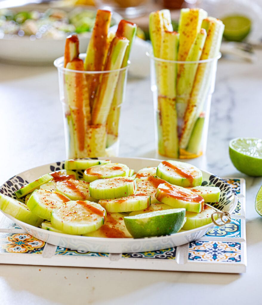 Mexican Cucumber Snack (pepinos con chile)