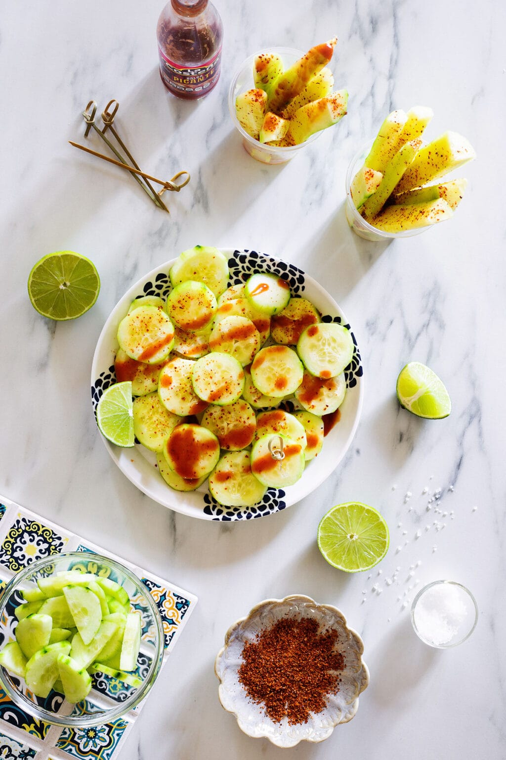 Mexican Cucumber Snack (pepinos con chile)