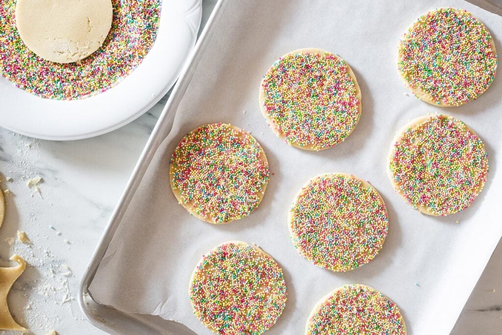 Mexican Sprinkle Cookies (galletas de grageas)