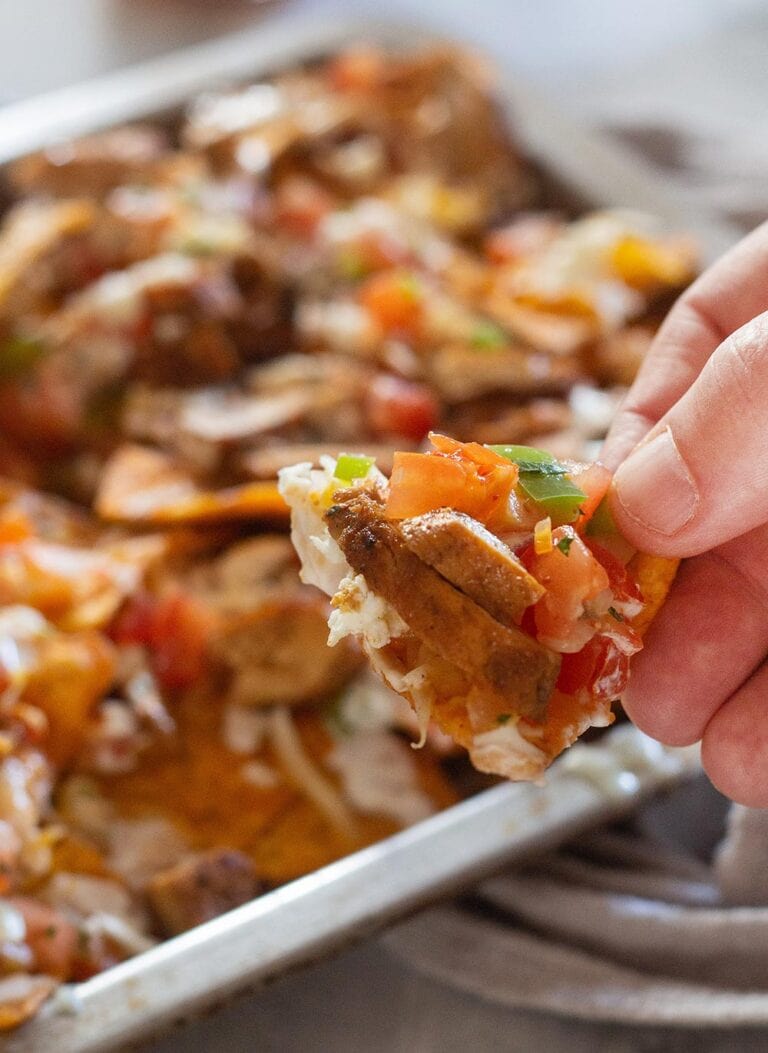 The Best Loaded Doritos Nachos With Chipotle Chicken
