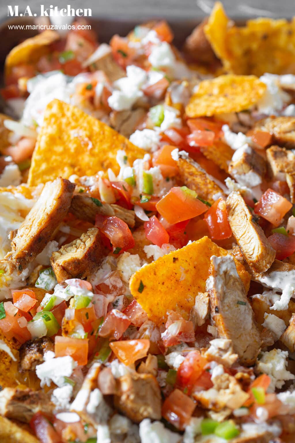 The Best Loaded Doritos Nachos With Chipotle Chicken