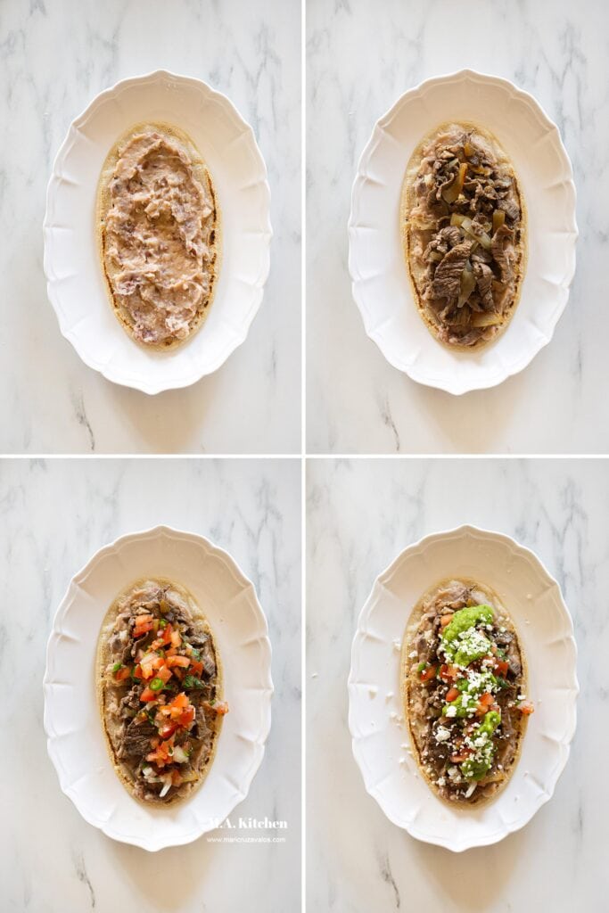 Mexican Huaraches (food)