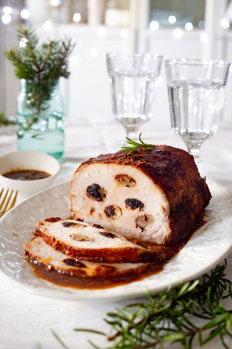 Lomo Mechado: Mexican roast pork with prunes