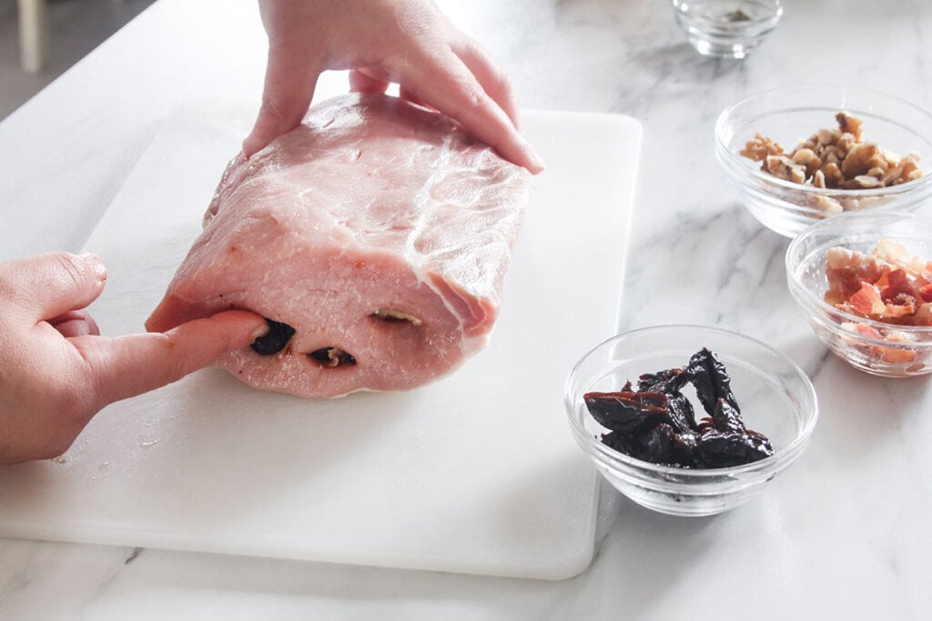 Lomo Mechado: Mexican roast pork with prunes