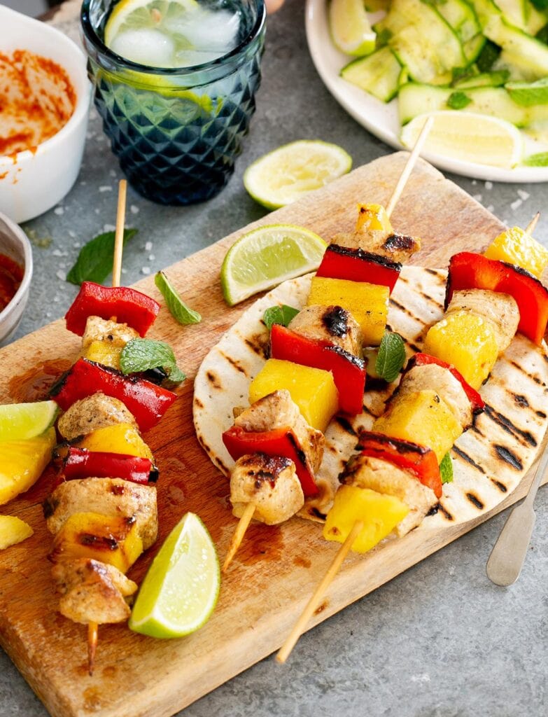 Brochetas De Pollo (Mexican Chicken Skewers)