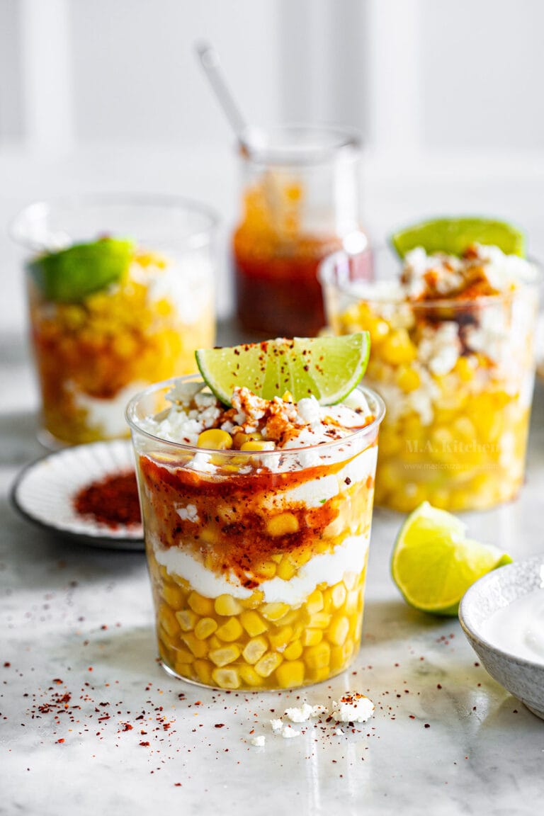 Elote En Vaso (Mexican corn in a cup)