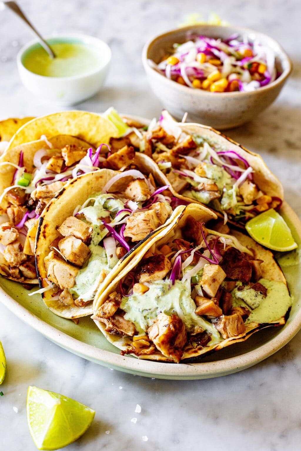 Pollo Asado Tacos