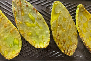 Nopales Asados (grilled cactus)