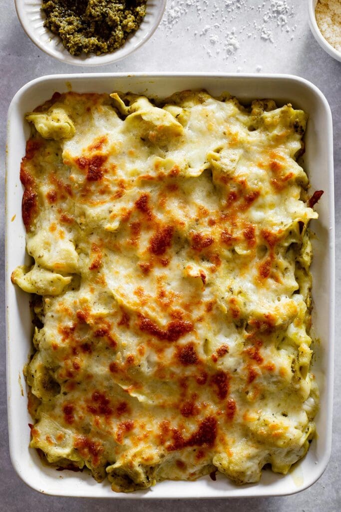 Pesto Tortellini Bake