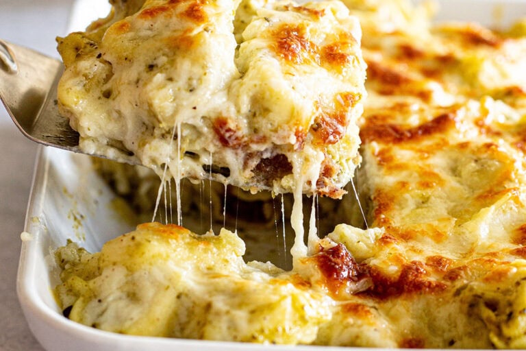 Pesto Tortellini Bake