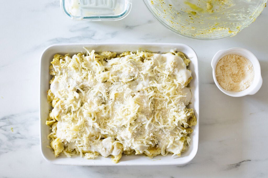 Pesto Tortellini Bake