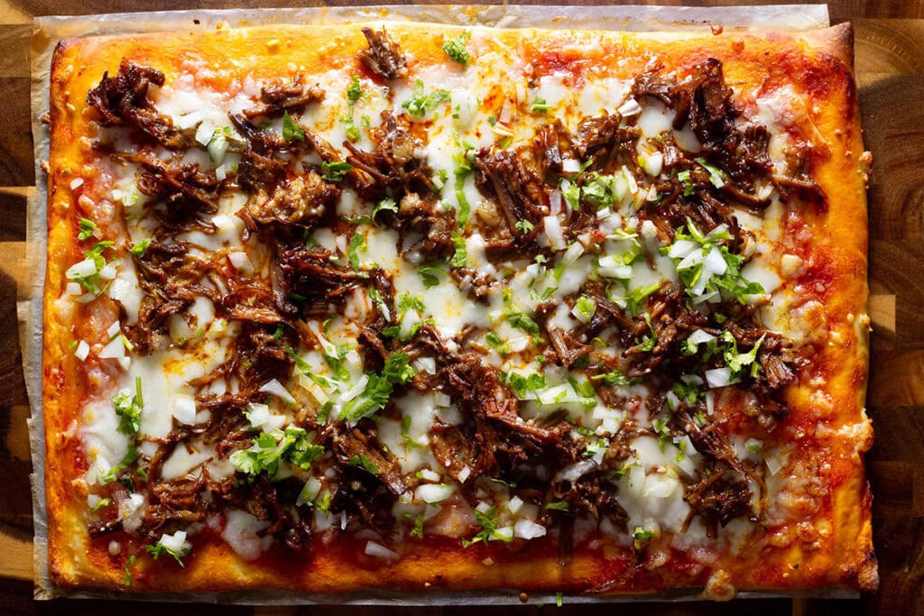 Easy Birria Pizza Recipe